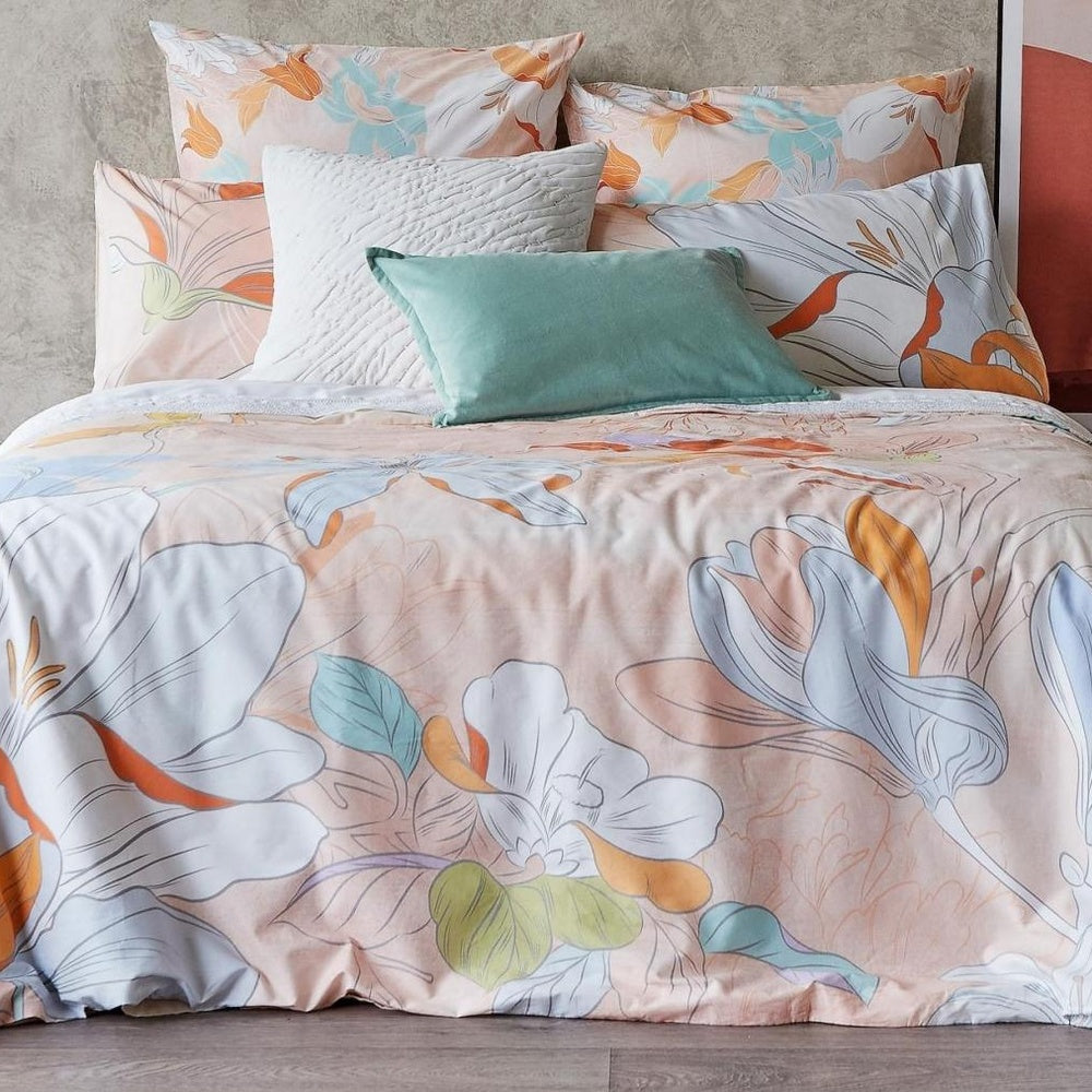 Ember Quilt Cover Set | Soft Floral Cotton Bedding – LUXOTIC Australia